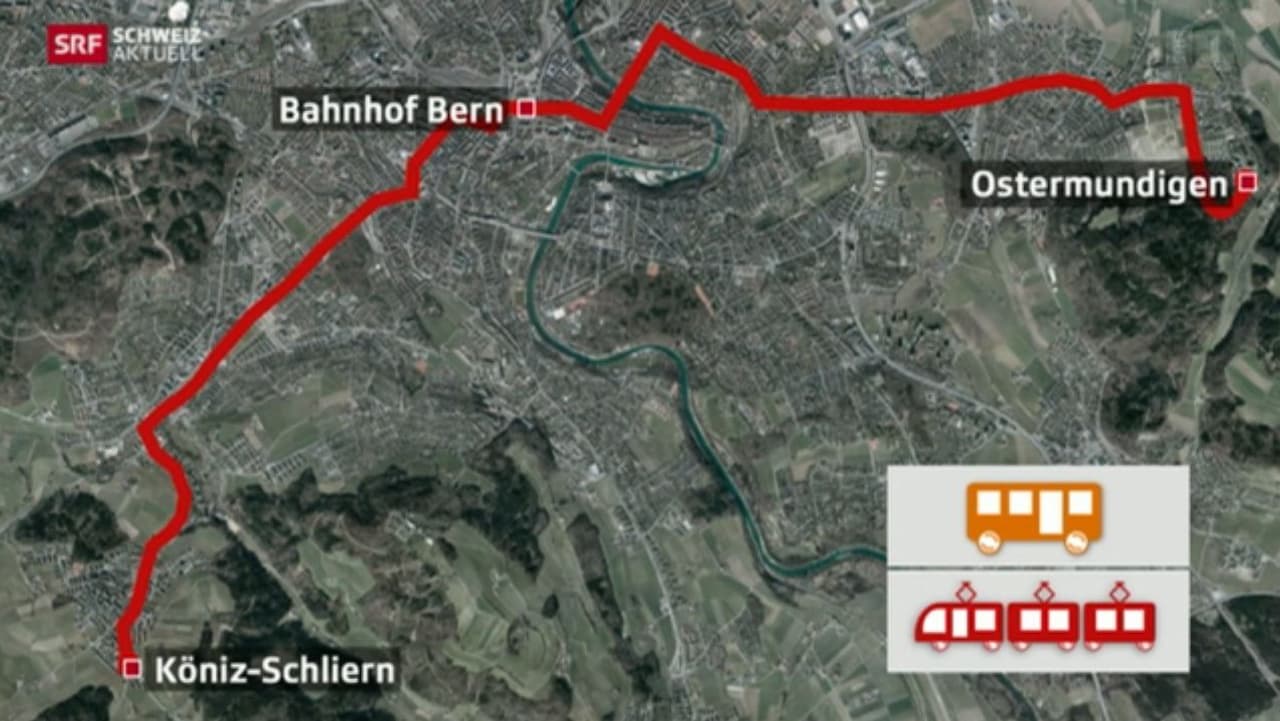 Tram Region Bern - Umstrittenes «Tram Region Bern» - News - SRF
