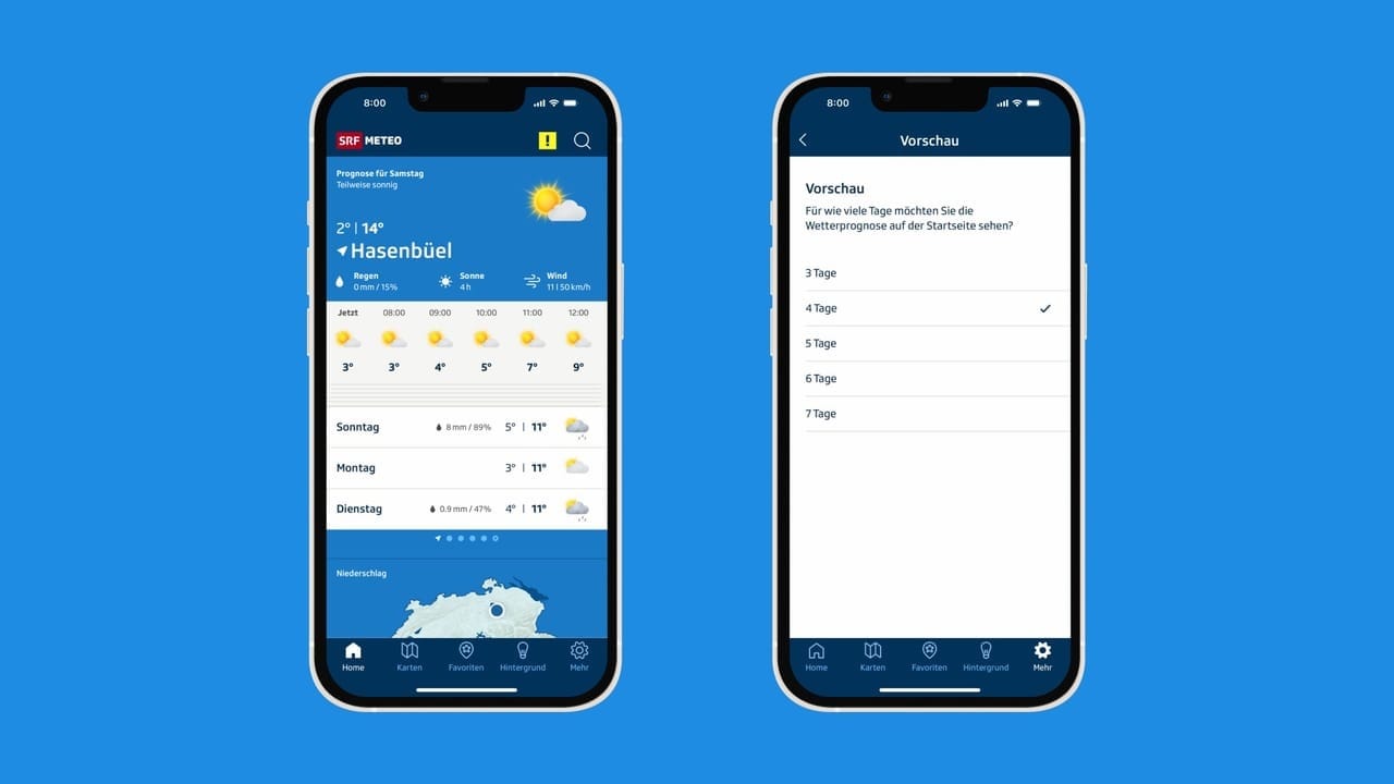 Die neue SRF Meteo App - Tipps und Tricks zur neuen SRF Meteo App ...