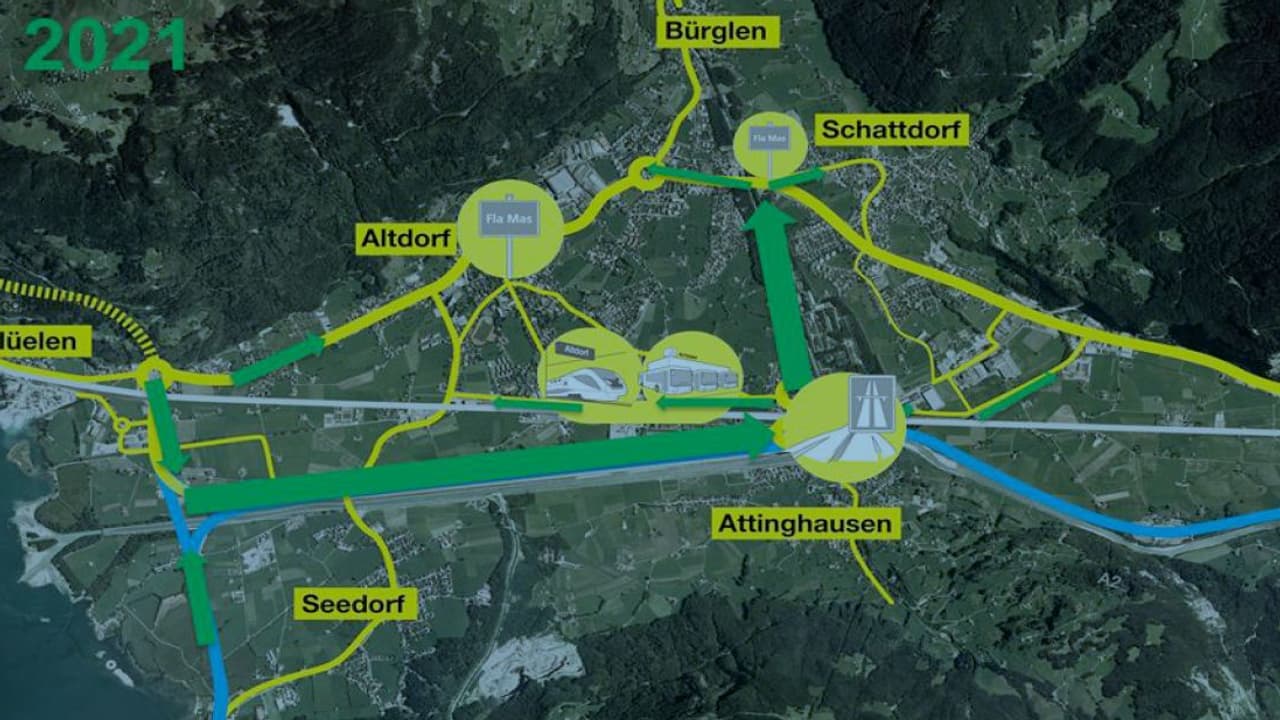 Zentralschweiz - Abstimmung: Neue West-Ost-Verbindung im Urner Talboden ...