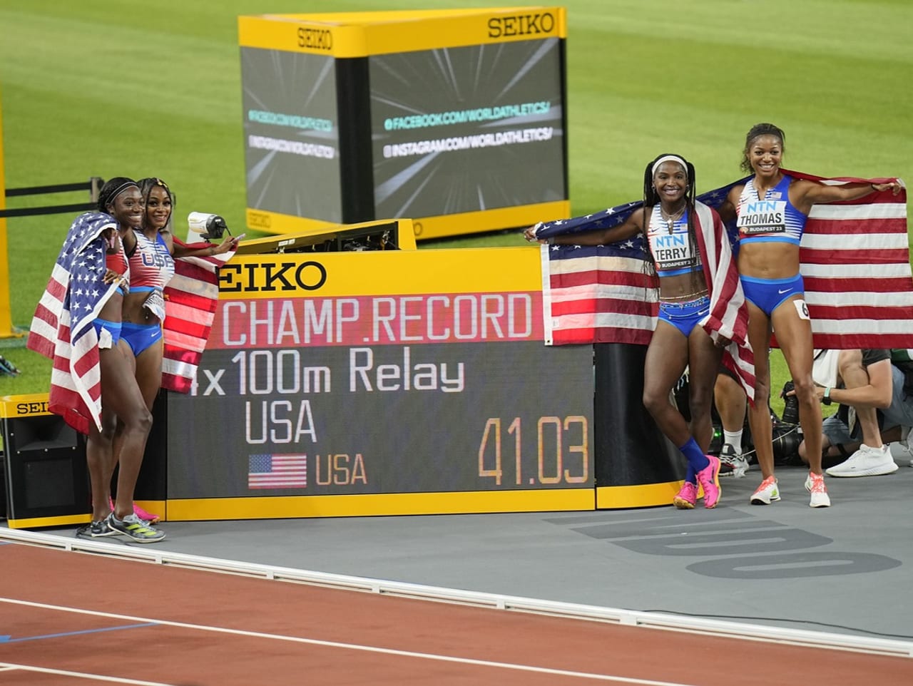 LA-WM: 4x100 m Frauen - Schweizer Staffel im Final disqualifiziert ...