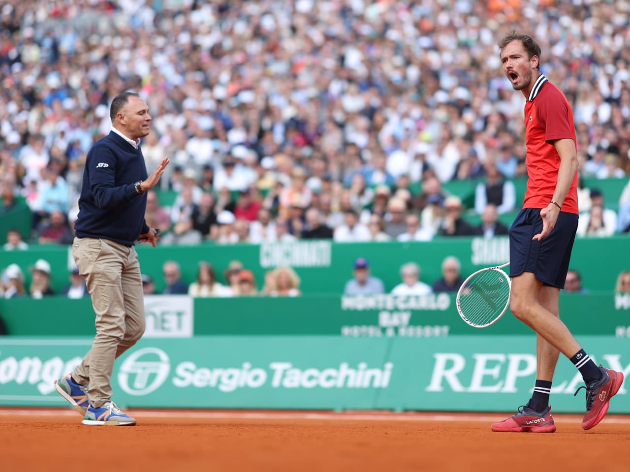 ATP-1000-Turnier Monte-Carlo - Medwedew: Nach Doppel-Ausraster das Out ...