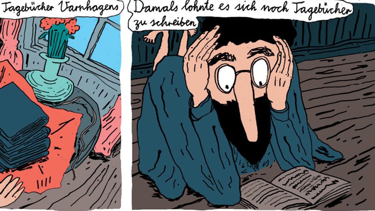 Neuer Comic - Ein Anarchist langweilt sich in der Schweiz - Kultur - SRF