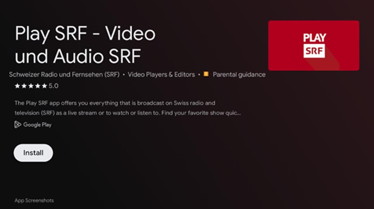 Dank App auch via TV verfügbar - So bringen Sie Play SRF und Online ...