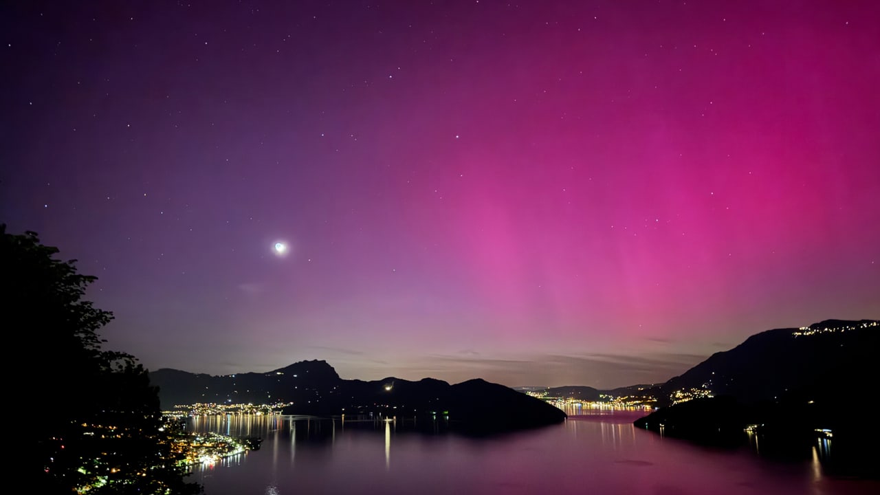 Die neusten #SRFMeteoBilder - Magische Polarlichter – grosses Spektakel über der Schweiz - Meteo ...