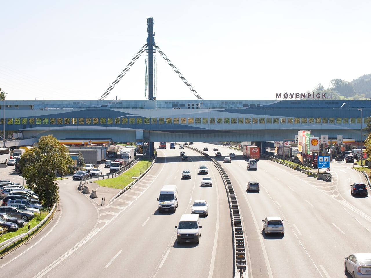 Raststatten A1 Richtung Norden