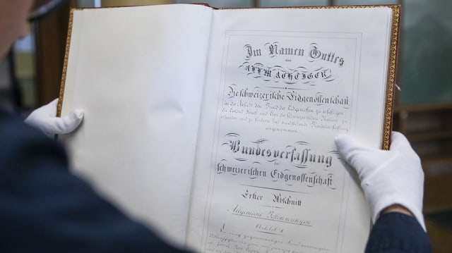 175 Jahre Bundesverfassung - Gott in der Bundesverfassung: Ist das noch ...