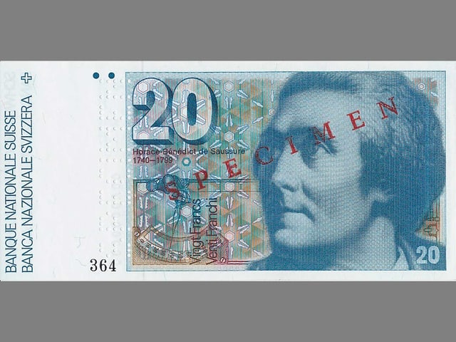 Schmetterlinge und Globus - Ab heute gibt es die neue 20-Franken-Note ...