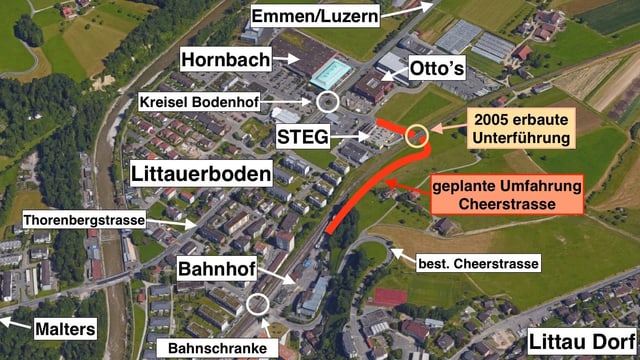 Mehrkosten - Die Cheerstrasse in Littau soll ausgebaut werden - News - SRF