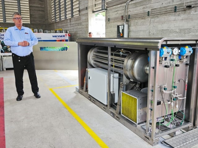 Lenzburg: Firma Messer hat neue Wasserstoff-Tankstelle erfunden - News ...