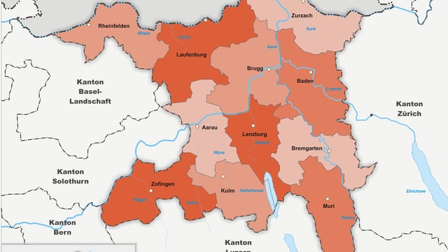 Kanton Aargau - Suhrentaler Gemeinden denken über eigenen Bezirk nach ...