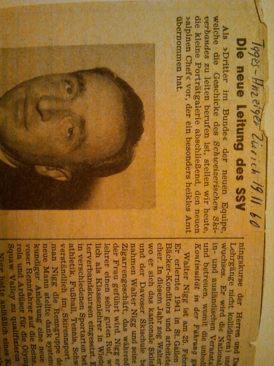 Schweizer Geschichten - «Schweizer Geschichten» mit Walter Nigg - Radio ...