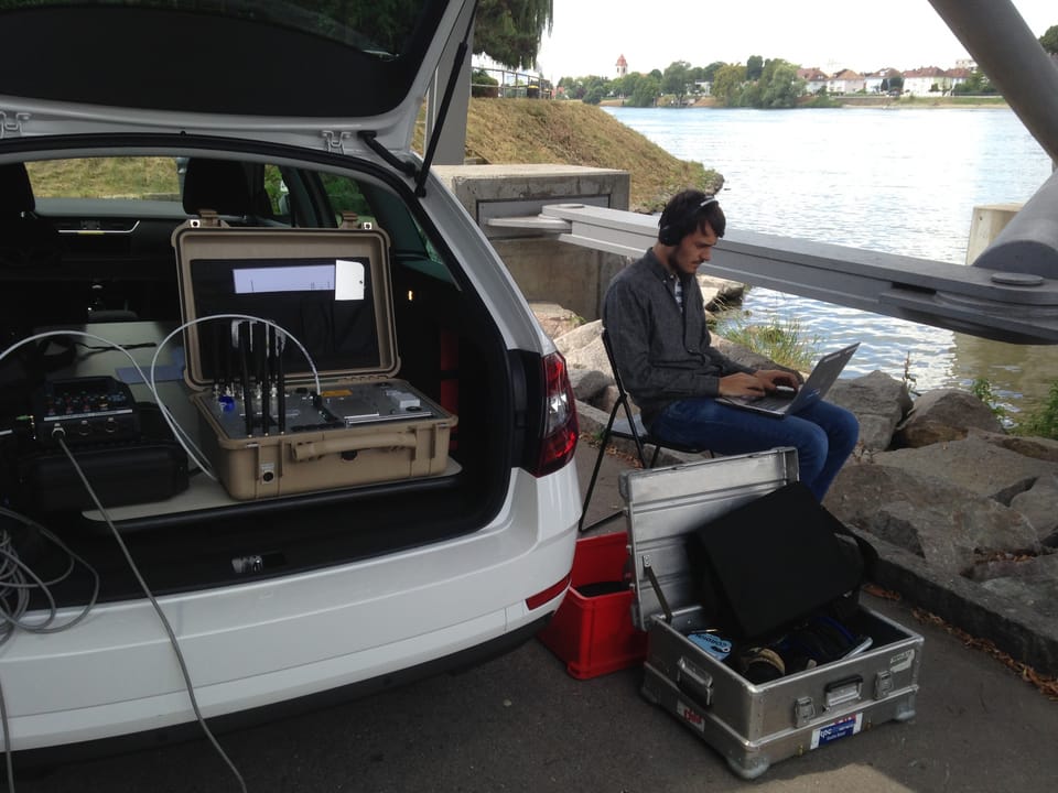 Sommerserie - Das Regionaljournal auf der Dreiländerbrücke - News - SRF