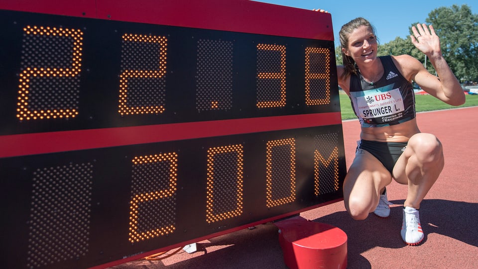 Leichtathletik - Lea Sprunger pulverisiert Schweizer Rekord über 200 m ...