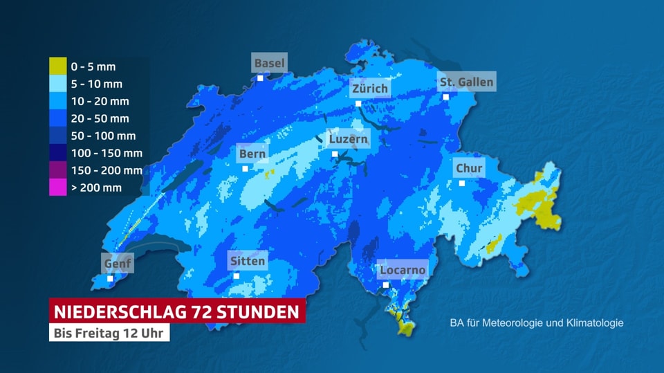 Niederschlagsbilanz - Trotz Gewittern ist der Juni trocken - Meteo - SRF