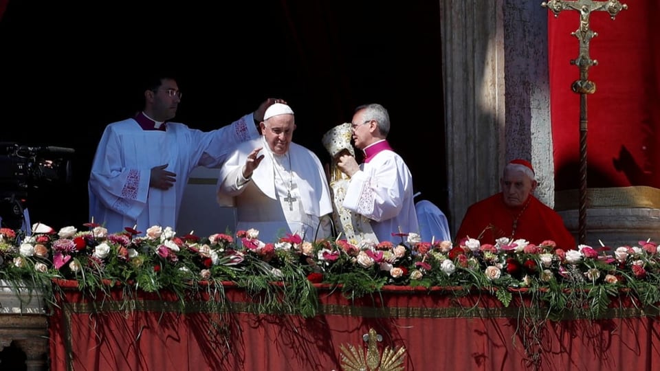 Osterfest der Christen - «Urbi et Orbi»: Papst ruft an Ostern zu Frieden auf - News - SRF