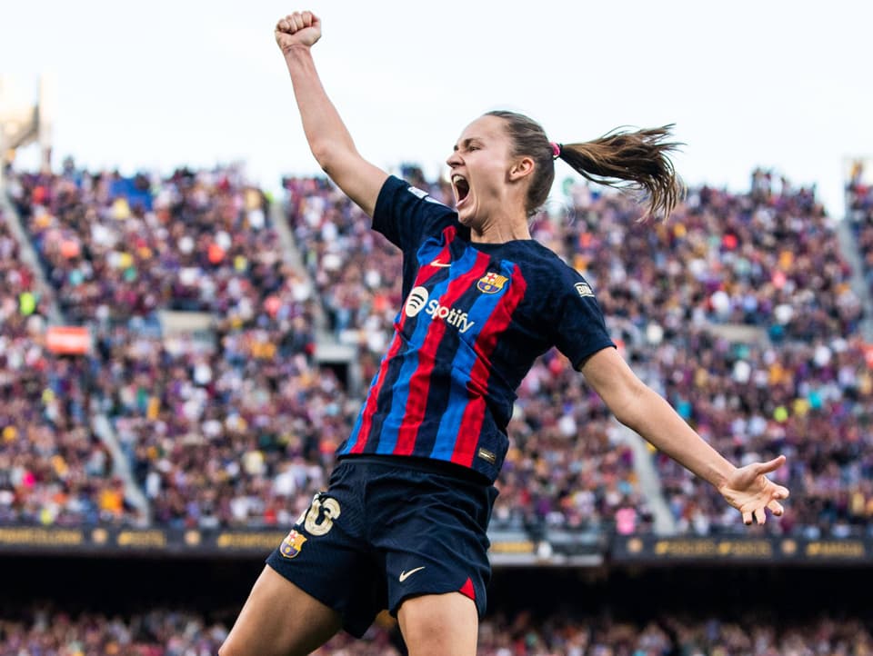 Wieder trifft Graham Hansen - Barcelona eliminiert Chelsea und steht im ...