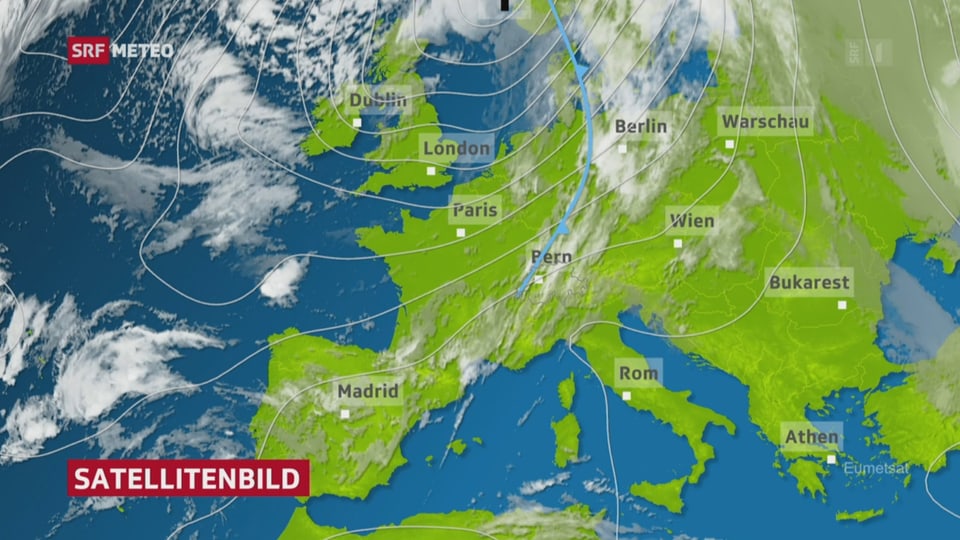 Jubiläum - 40 Jahre Satellitenbilder für Europa - Meteo - SRF