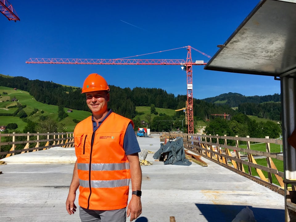 Umfahrung Wattwil - Zu Besuch auf der neuen Thurbrücke im Toggenburg ...