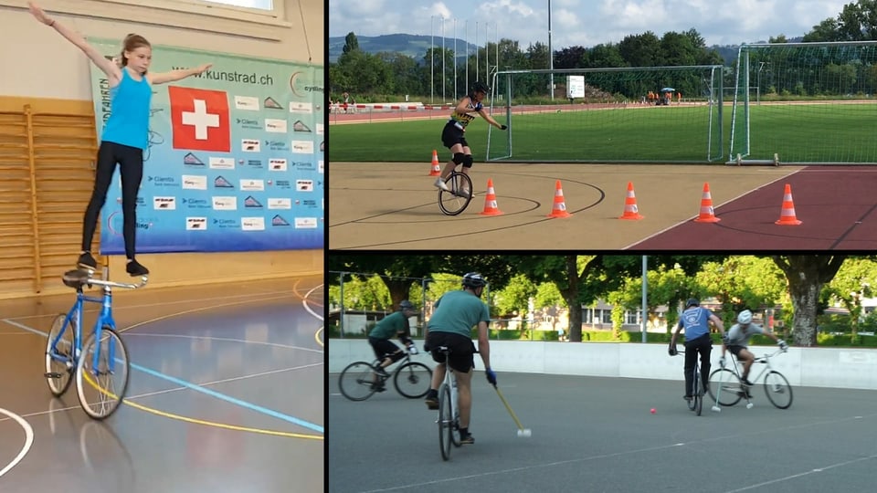Verblüffende Velodisziplinen - Einrad-Hockey, Bike-Polo, Kunstrad ...