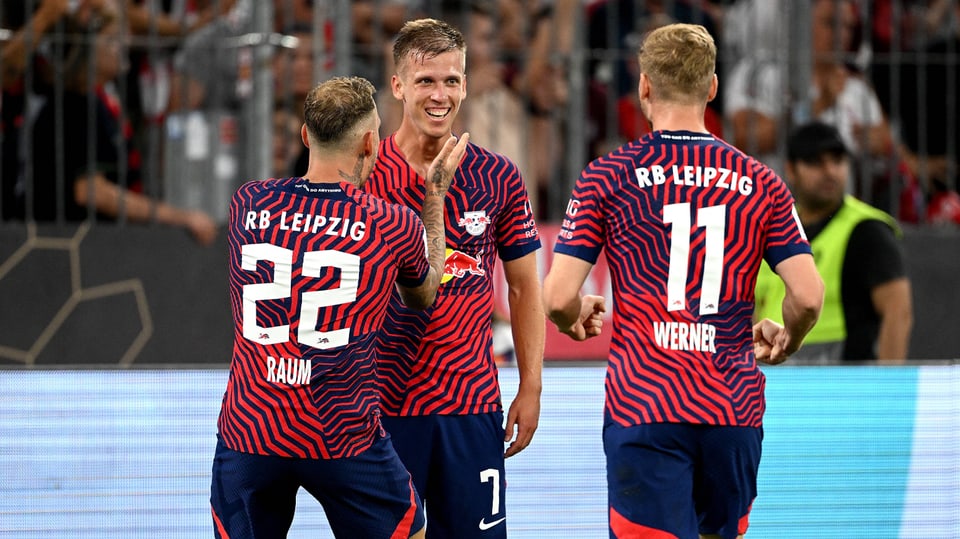 Supercup-Titel an RB Leipzig - Olmo schiesst die Bayern bei Blitz-Debüt von Kane ab - Sport - SRF
