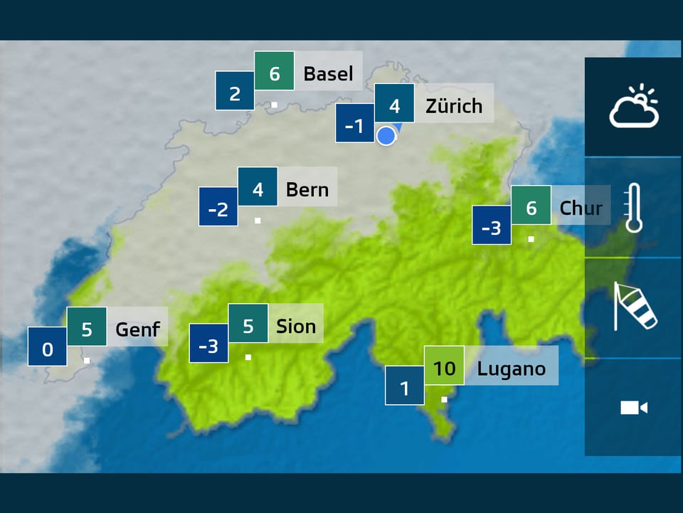 Meteo-Stories - Live-Wetterbilder neu in der SRF Meteo App - Meteo - SRF