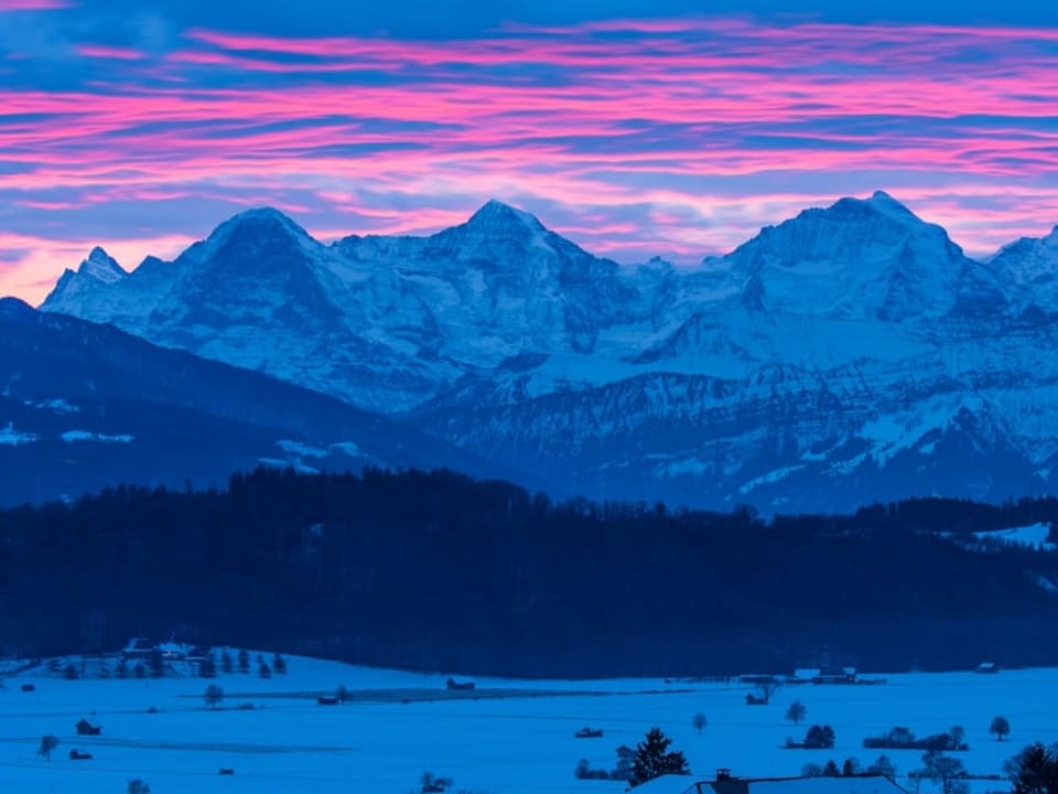 Wetterbilder - In diesen Tagen fantastisches Morgen- und Abendrot ...