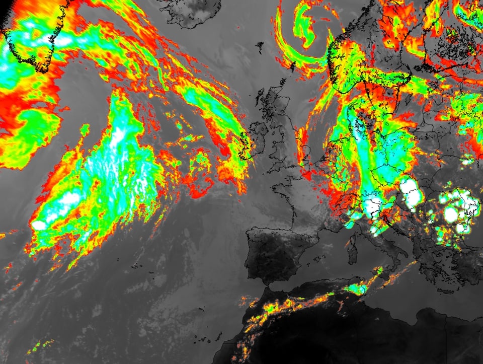 Satellitenbilder - Was zeigt der Satellitenloop? - Meteo - SRF