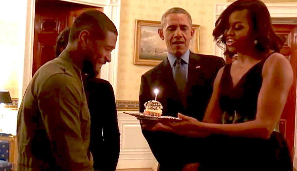 International - Geburtstags-Ständchen für Usher: Hier gibt Obama den ...