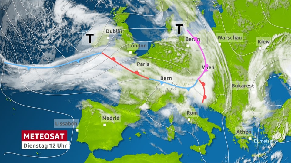Lebhaftes Westwindwetter - Hintergrund zum wechselhaften Wetter dieser ...