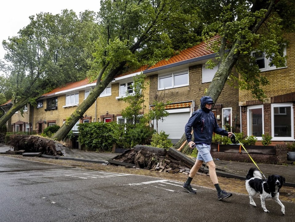 Orkantief über Nordsee - Unwetter legt Verkehr in den Niederlanden lahm ...