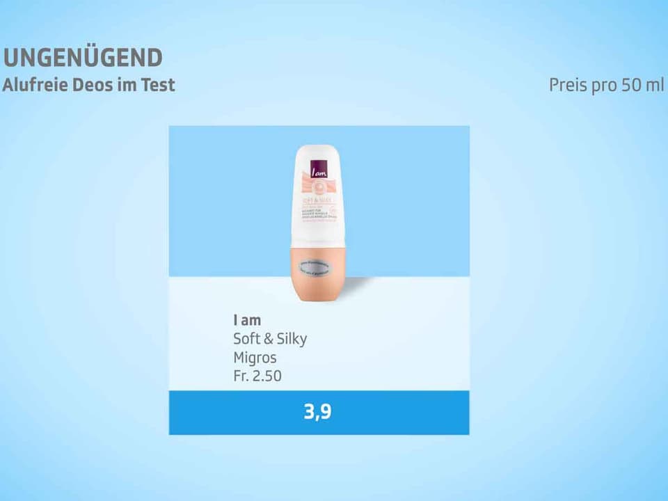 Kassensturz-Tests - Alufreie Deos im Test: Viele halten trocken ... Kassensturz-Tests - Alufreie Deos im Test: Viele halten trocken ...