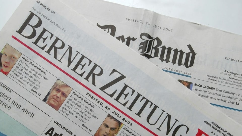 Medienwandel in Bern - Redaktionen von Bund und Bernerzeitung ...