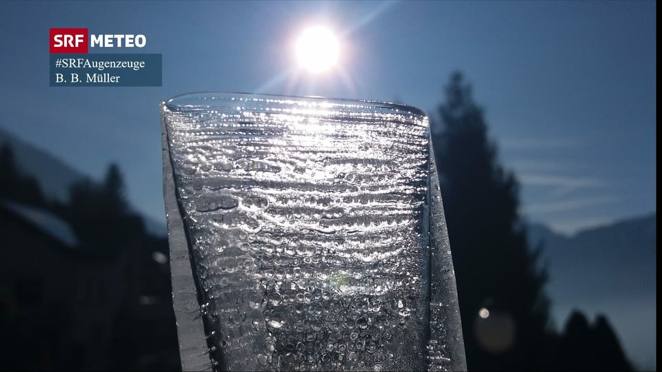 Ice Spike - Eiszapfen wächst nach oben- wie bitte? - Meteo - SRF