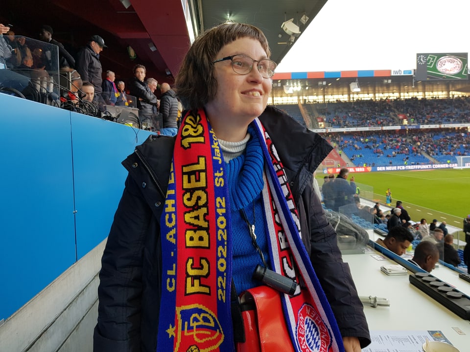 Porträt - FCB-Fan Catherine Rothschild lässt sich nicht behindern ...