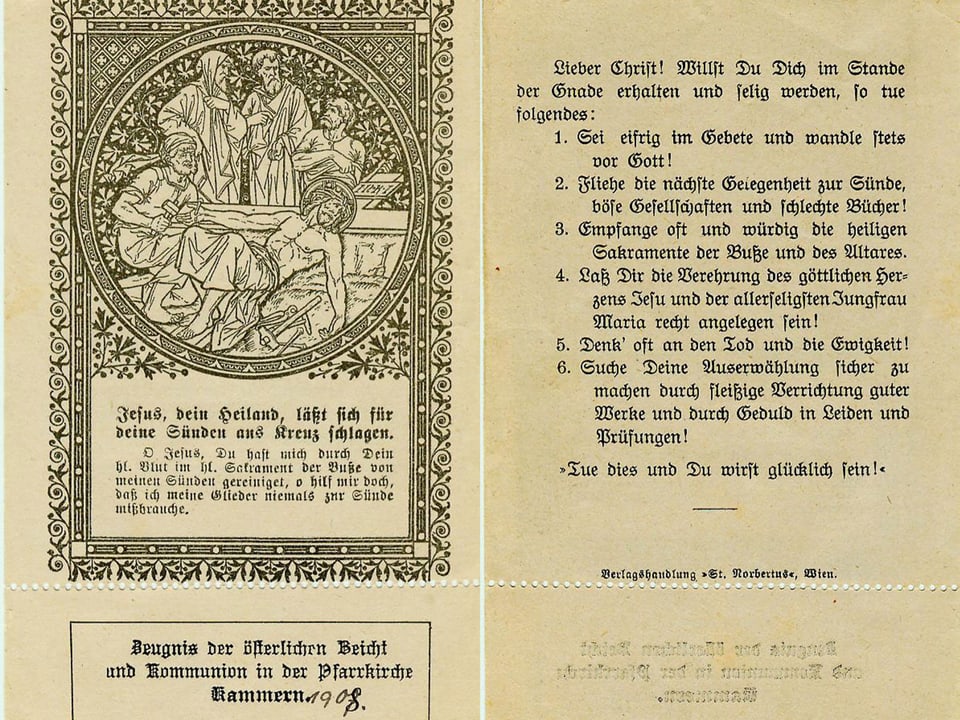 Beichten als «Osterpflicht» - Wie die Kirche mit Beichtzetteln die ...