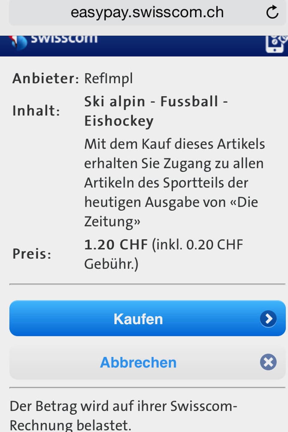 Multimedia - Mehrwertdienst Echovox: Unklare Kosten auf Swisscom ...