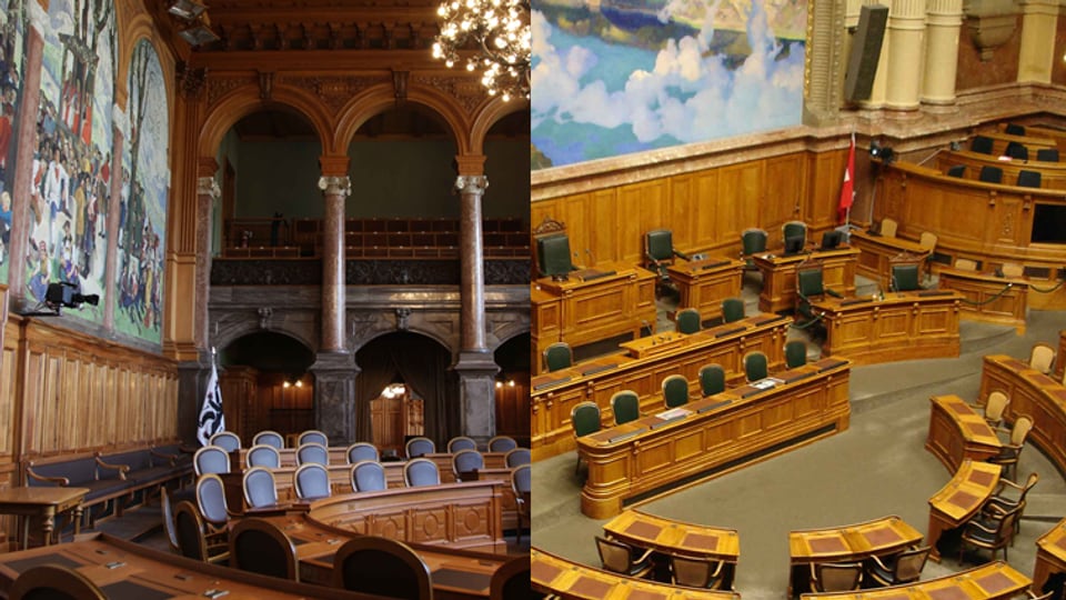 Bundeshaus und Parlament - 246 Parlamentarier, zwei Kammern, ein Haus ...