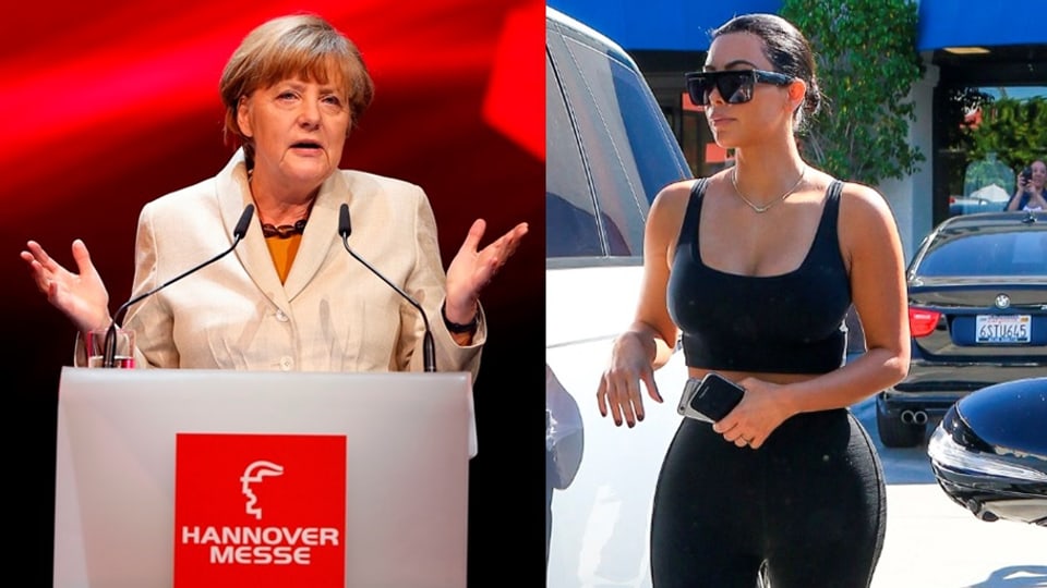 International - Angela Merkel und Kim Kardashian – gar nicht so ...