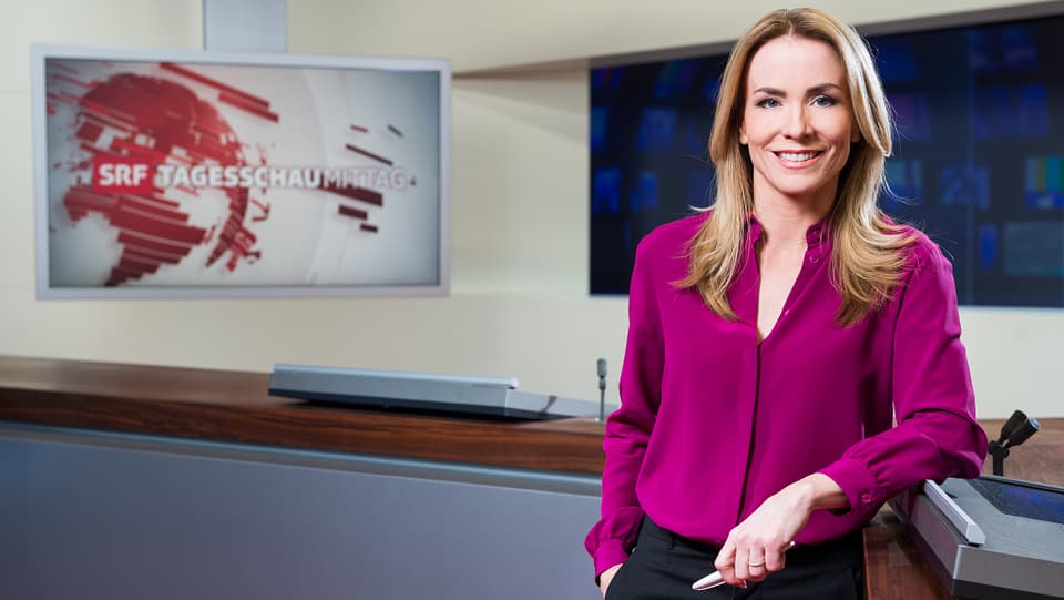 Panorama - Das neue «Tagesschau»-Gesicht: Monika Schoenenberger - News ...