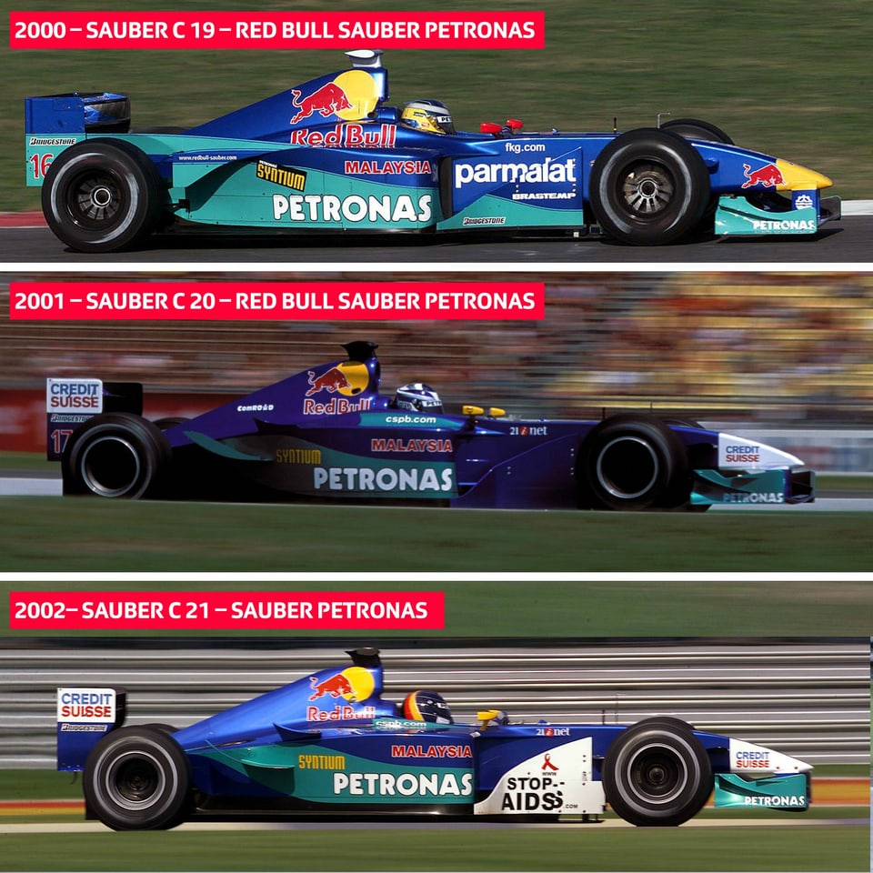 Die Gallery zum Jubiläum - Alle Sauber-Boliden der letzten 30 Jahre ...