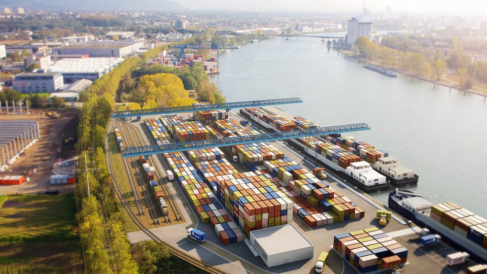 Basel Baselland - Reedereien preschen vor mit neuem Rheinhafen in Weil ...