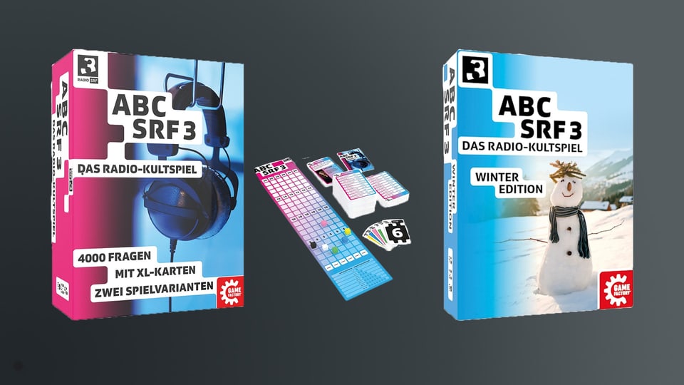 Im Radio und als Kartenspiel - «ABC SRF 3»: Das Kult-Radiospiel - Radio SRF 3 - SRF
