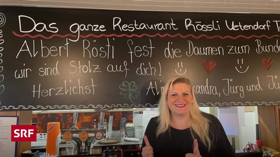 So erlebt Uetendorf die Wahl von Albert Rösti - Regionaljournal Bern ...