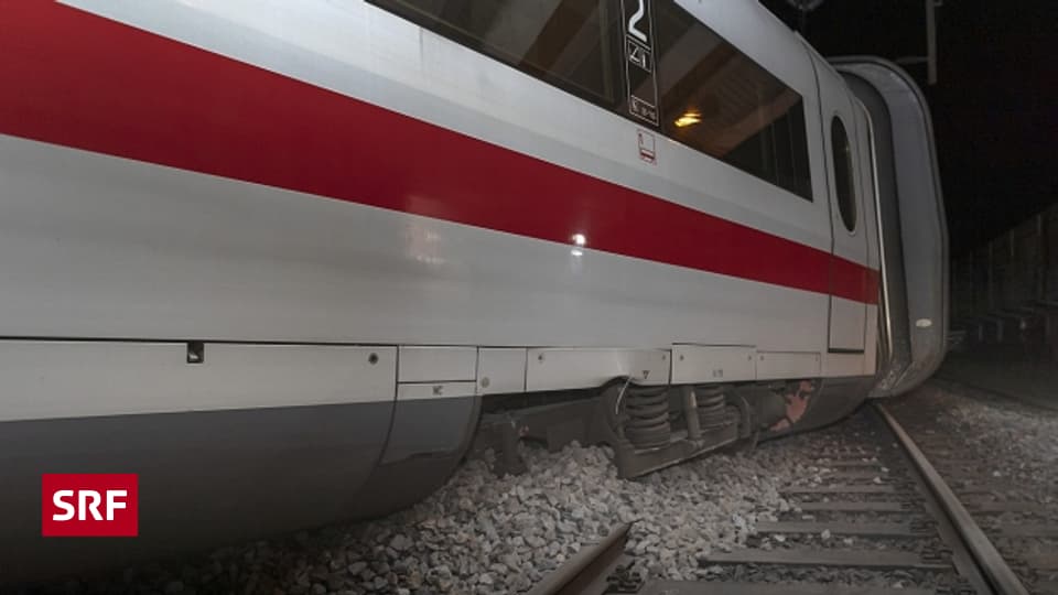 In Basel ist ein ICE entgleist - HeuteMorgen - SRF