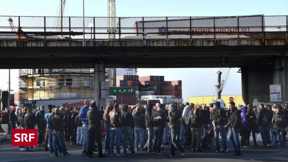 Italien: Proteste gegen Einführung von «3G» am Arbeitsplatz - Info 3 - SRF