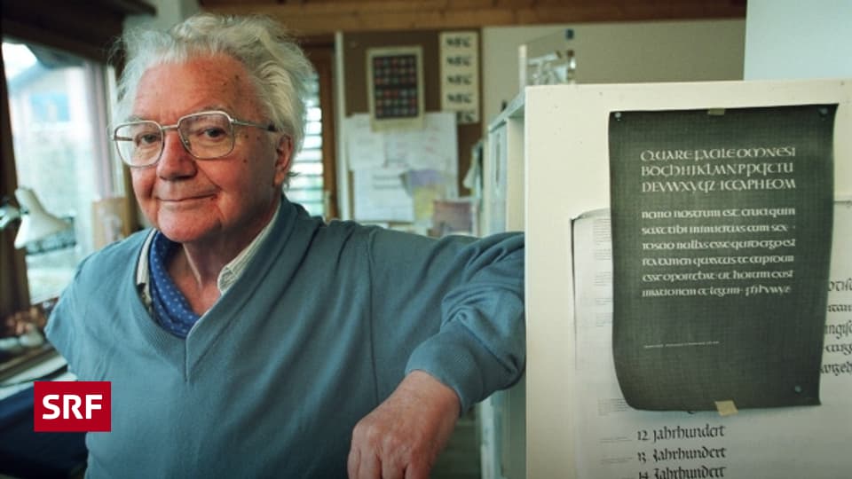 Heute vor 91 Jahren: Geburt von Adrian Frutiger - Tageschronik - SRF