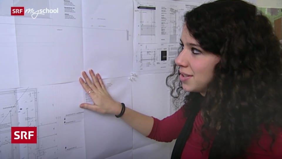 Einblick in eine Ausbildung - Berufsbild: Zeichnerin EFZ - SRF school - SRF