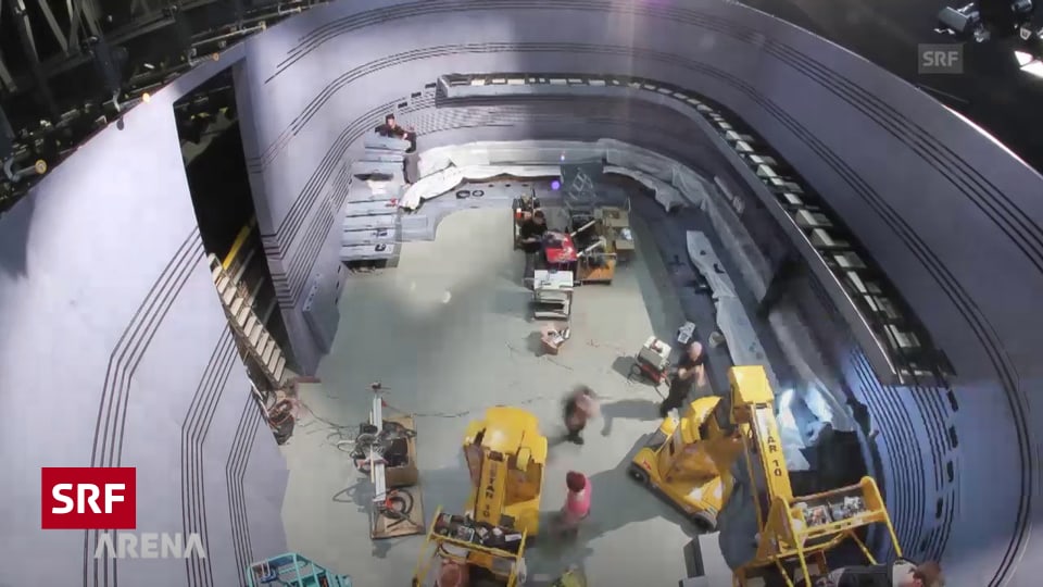 Arena - Studioaufbau im Zeitraffer - Arena - SRF