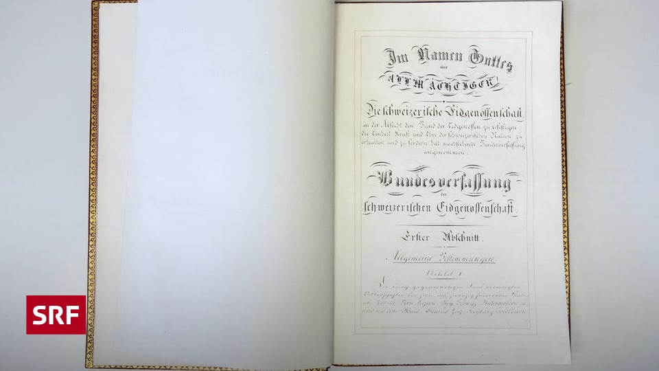 175 Jahre Bundesverfassung - Gott in der Bundesverfassung: Ist das noch ...