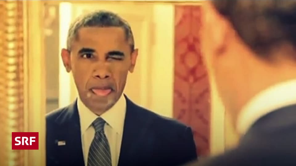 International - Barack Obama macht für seine Wähler den Clown - Glanz ...